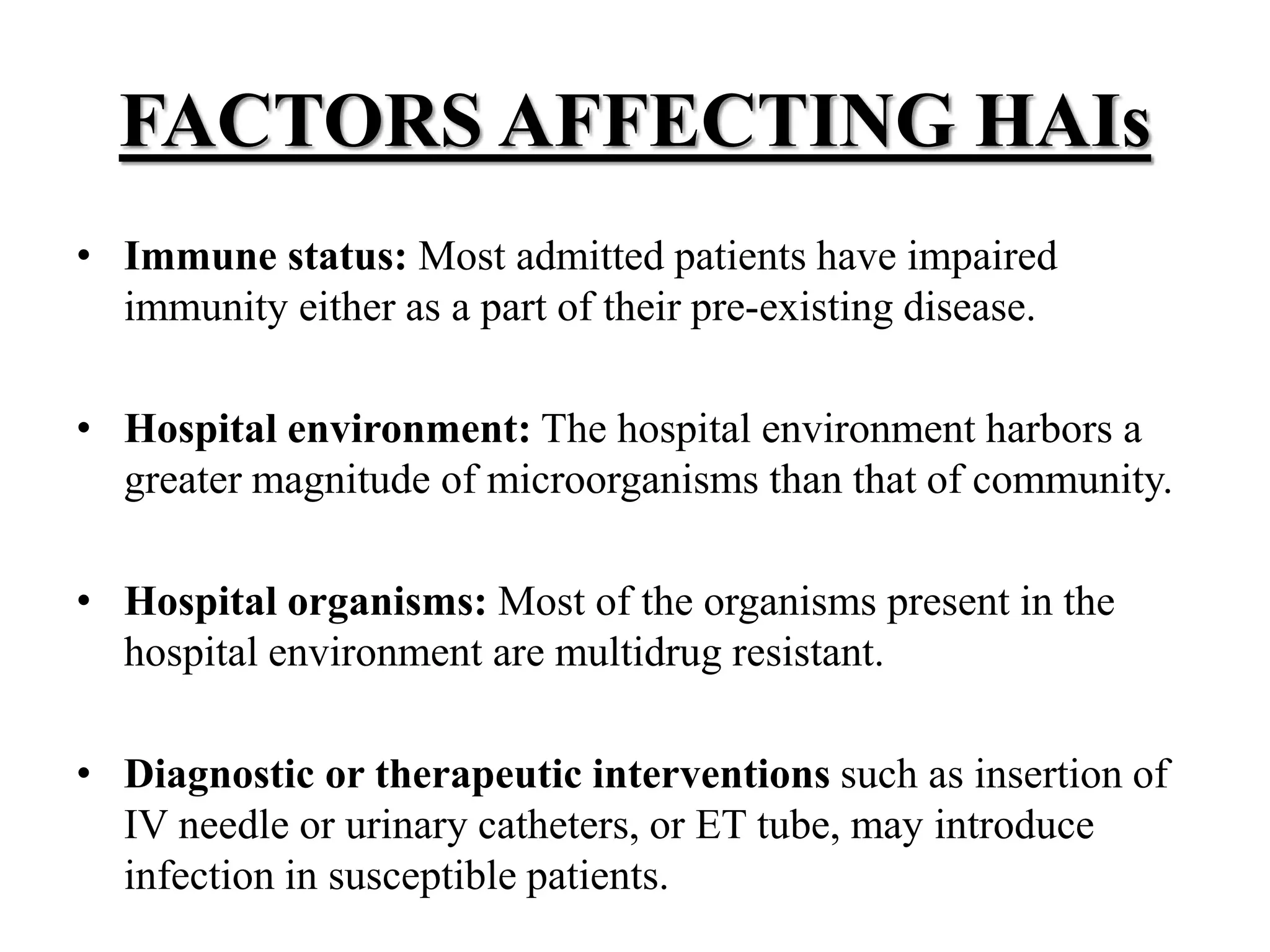 Hospital acquired infection 1 | PPTX