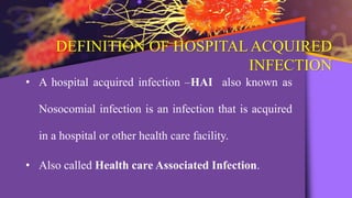 hospital acquired infection HAI | PDF