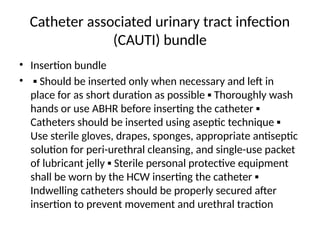 HOSPITAL ACQUIRED INFECTION CLABSI AND CAUTI | PPTX