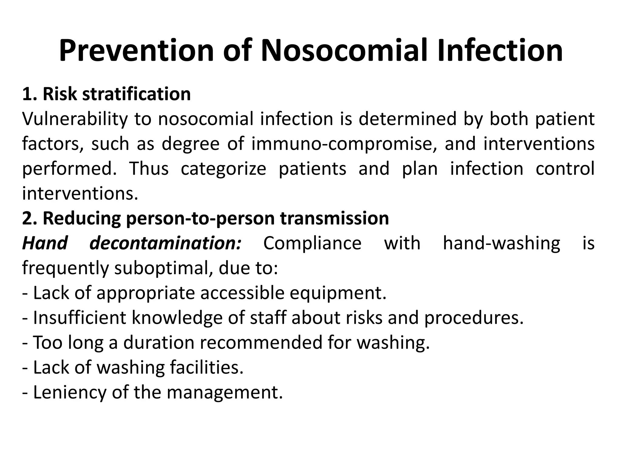 Hospital Acquired Infection (HAI) | PPTX
