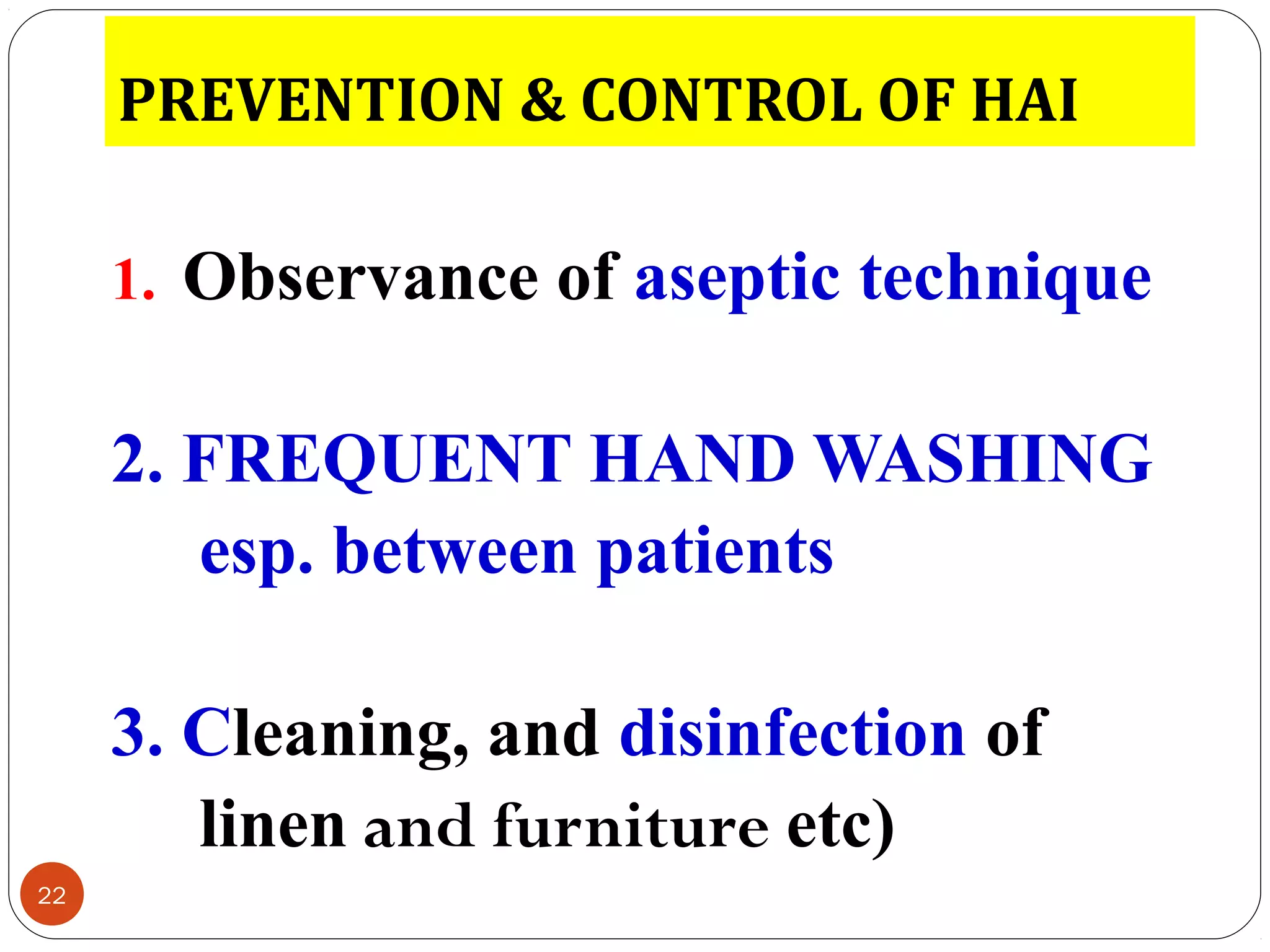 HEALTH CARE ASSOCIATED INFECTION | PPT