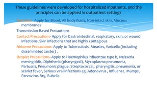 Hospital Aquired Infections and infection control in a healthcare setup ...