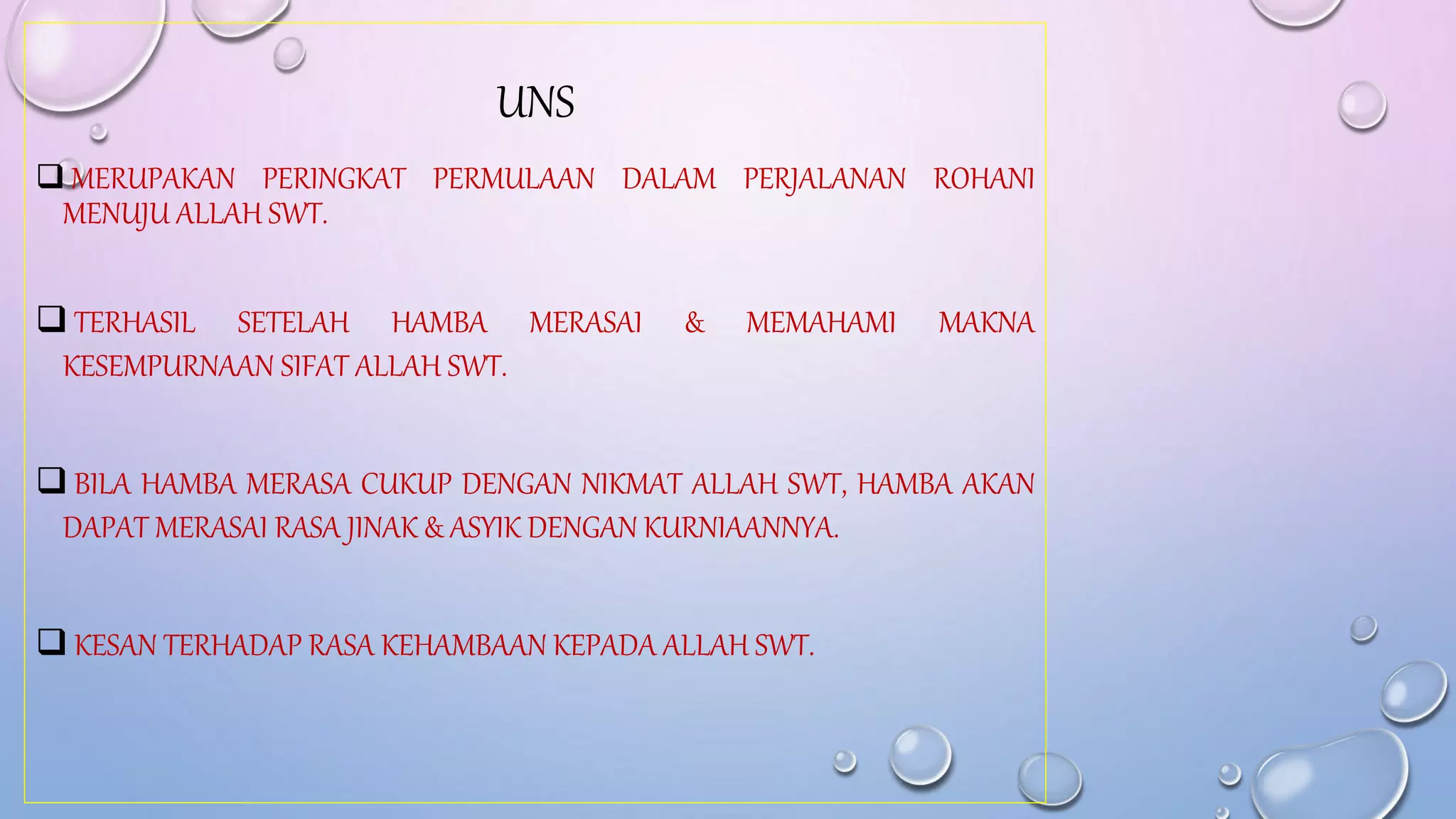 Haibah & Uns | PPT