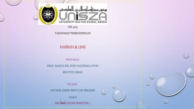 Haibah & Uns | PPTX