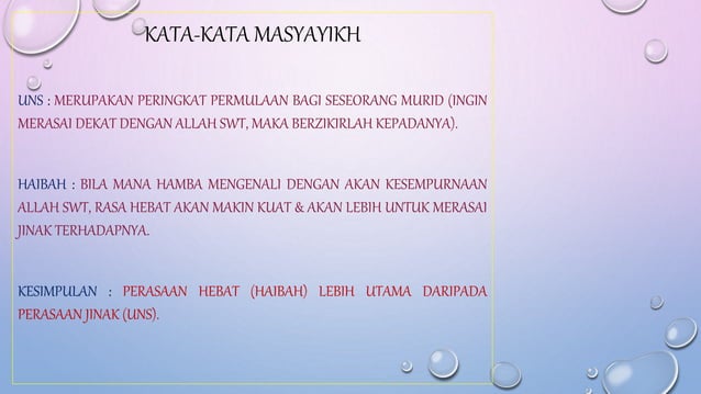 Haibah & Uns | PPT