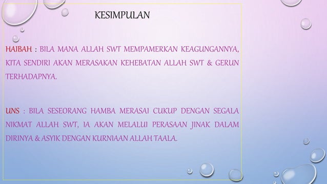Haibah & Uns | PPT