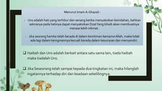 Haibah wal uns | PPT