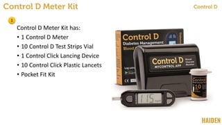 Control D Diabetes Management Products | PDF
