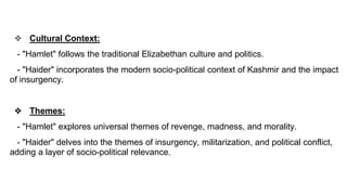 Haider - A Cinematic Reimagining Of Hamlet.-1.pptx