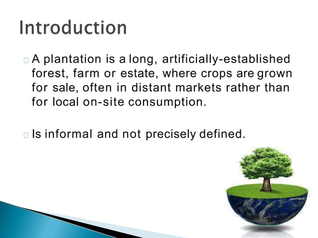 TREE PLANTATION | PPTX | Woodworking | Arts and Crafts