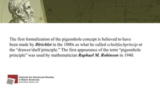 pigeonhole principle | PDF