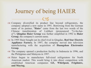 Haier | PPTX