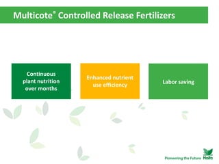 Controlled release fertilizers | Haifa Group | PPT