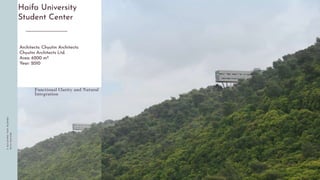 Haifa University Student Centre .pptxsaa | PPTX