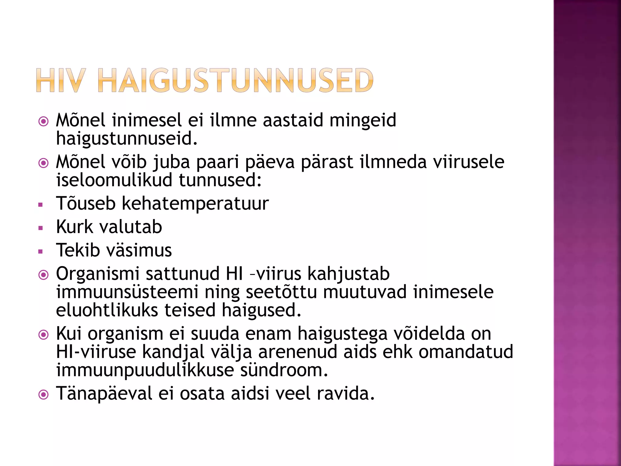 Haigused | PPTX