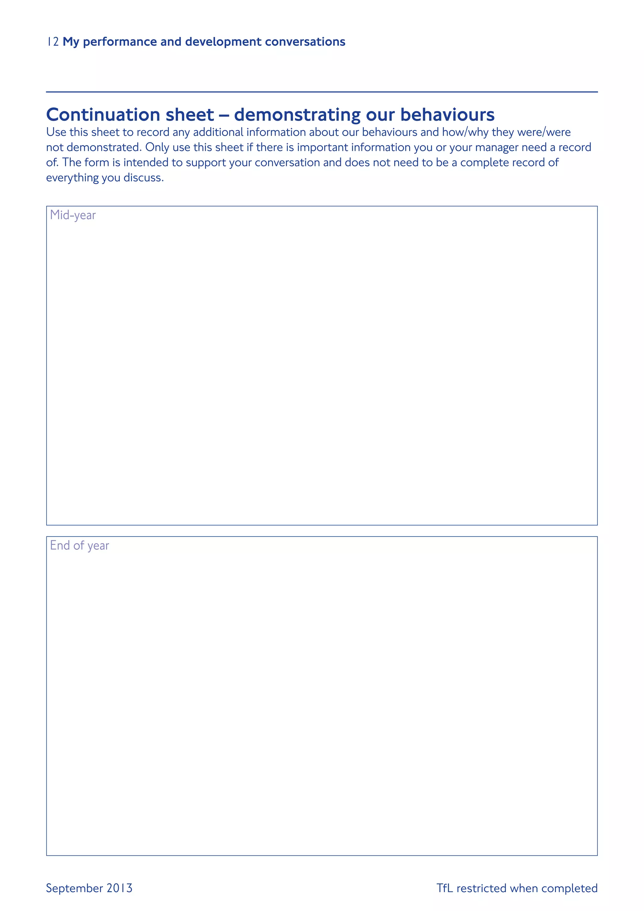 Performance and development_form | PDF