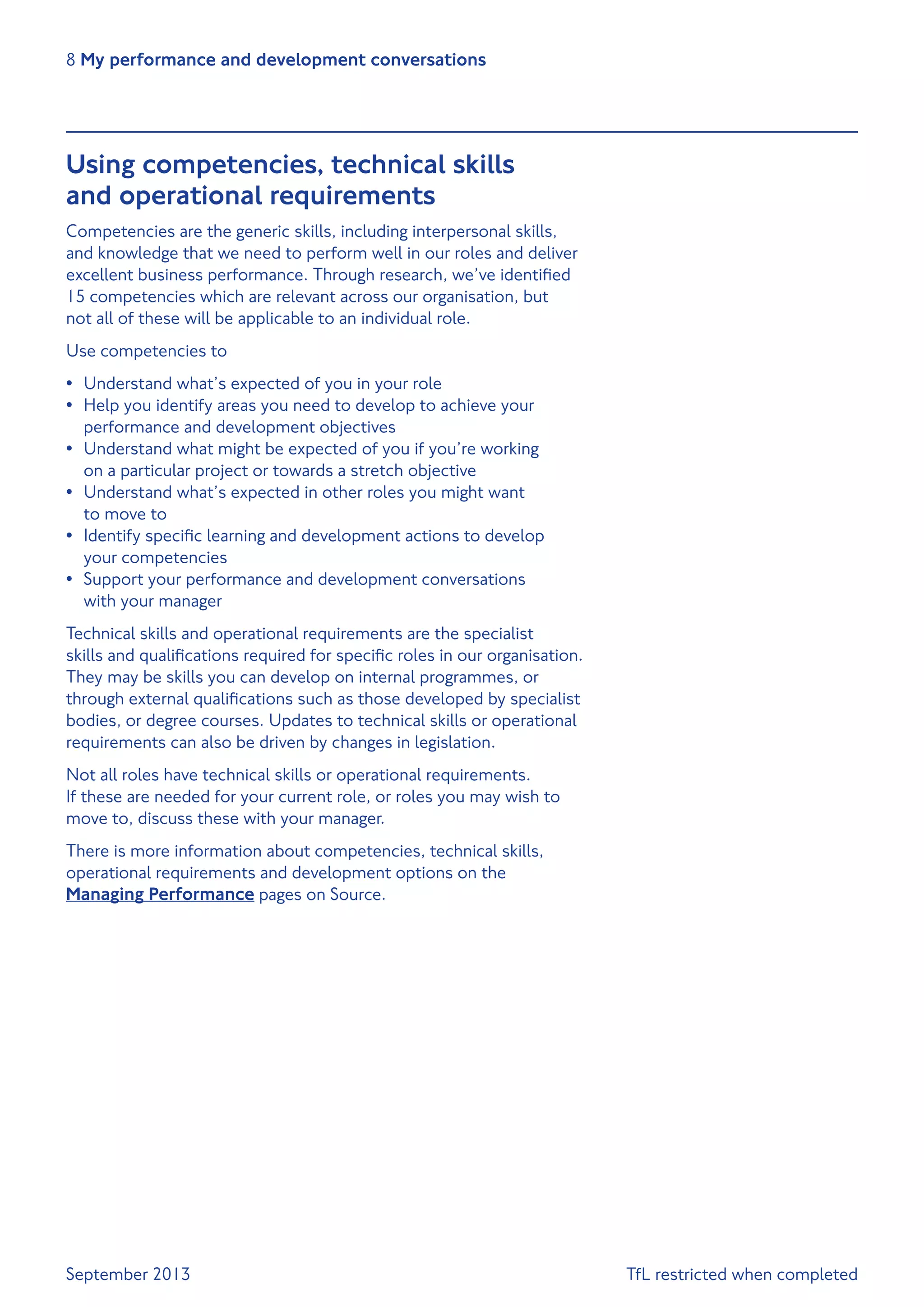 Performance and development_form | PDF