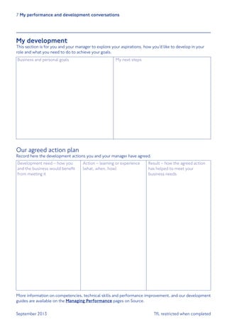 Performance and development_form | PDF