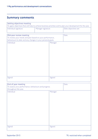 Performance and development_form | PDF