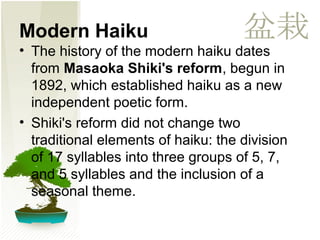 The Basics of Haiku | PPT