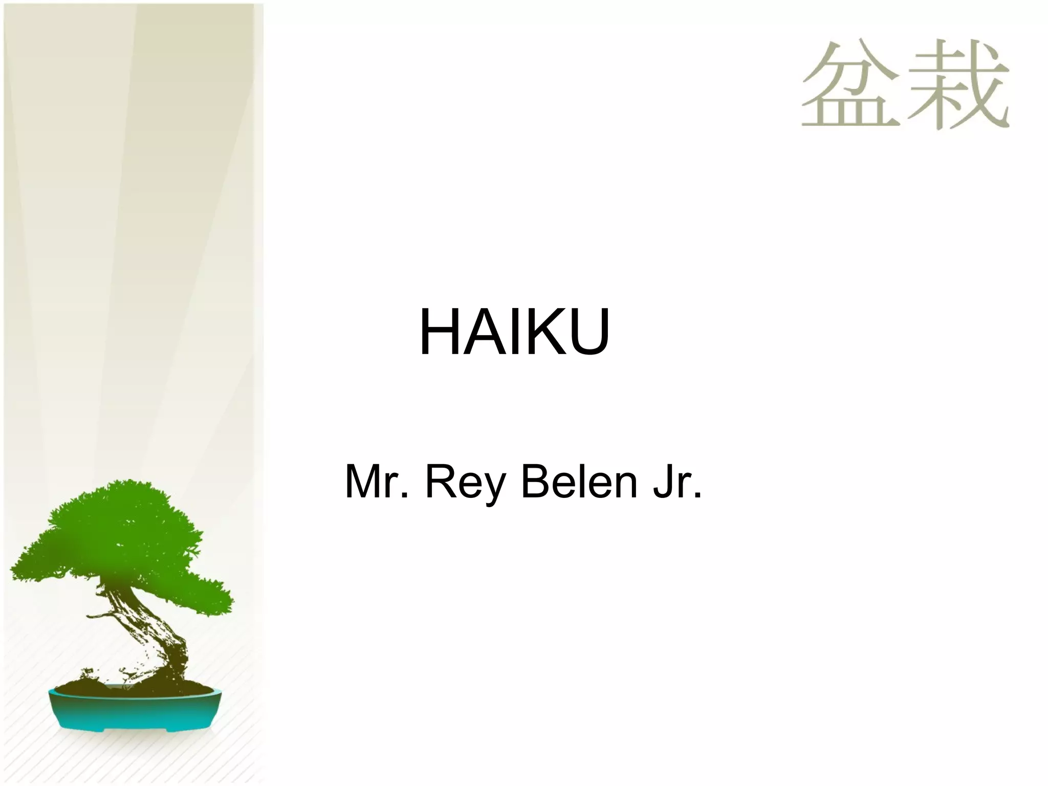 Haiku | PPT