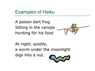 Haiku | PPT | Poetry | Books and Literature