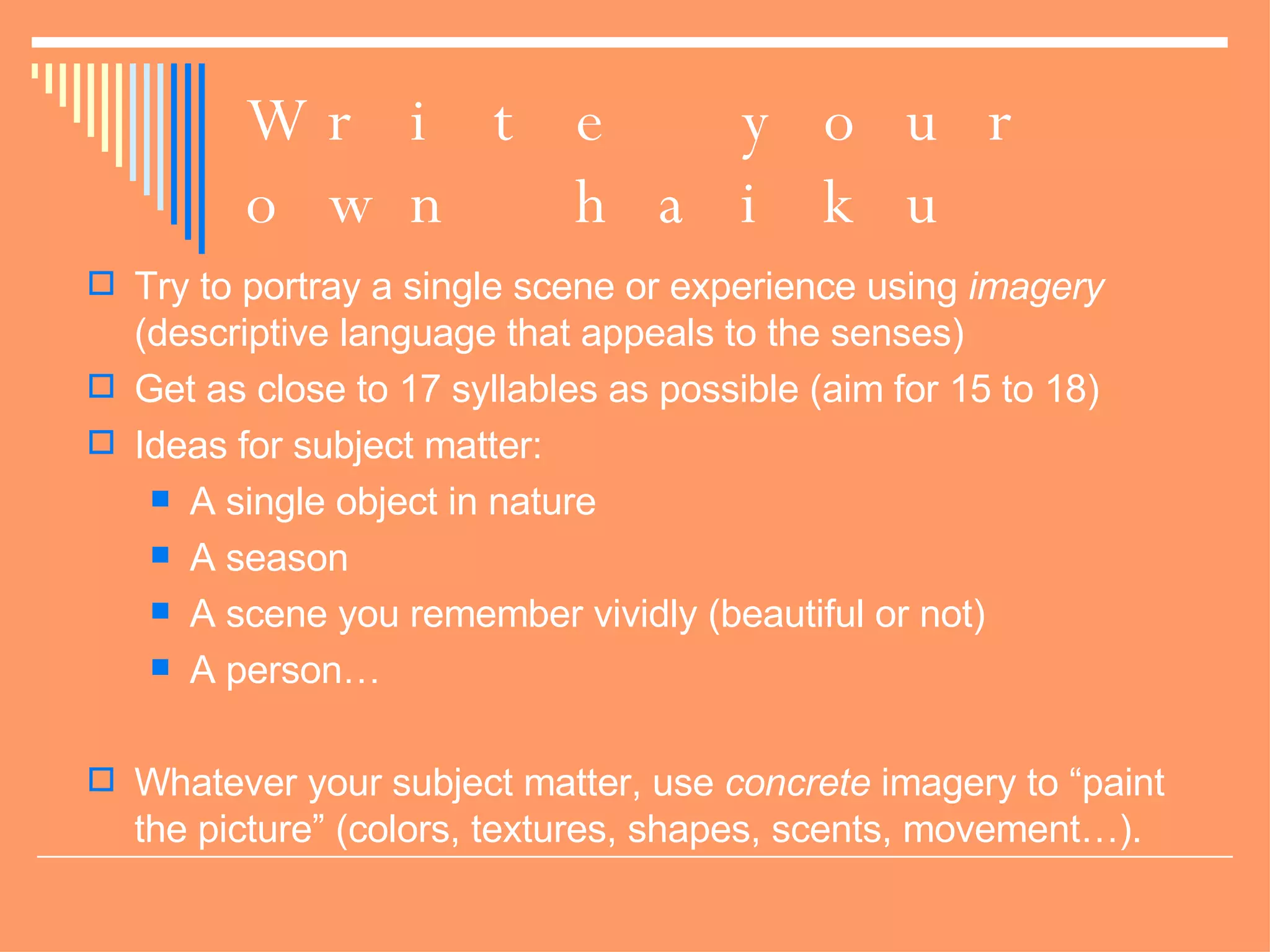 Haiku | PPT
