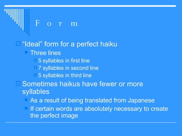 Haiku | PPT