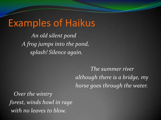 Haiku | PPTX