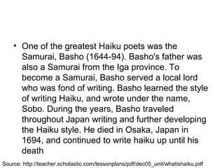 Haiku | PPT