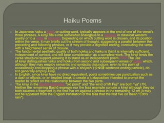 Haiku Poems | PPTX