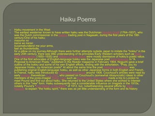 Haiku Poems | PPTX