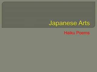 Japanese Haiku Examples