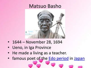 Matsuo Basho (Haiku) | PPTX
