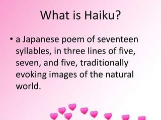 Matsuo Basho (Haiku) | PPTX