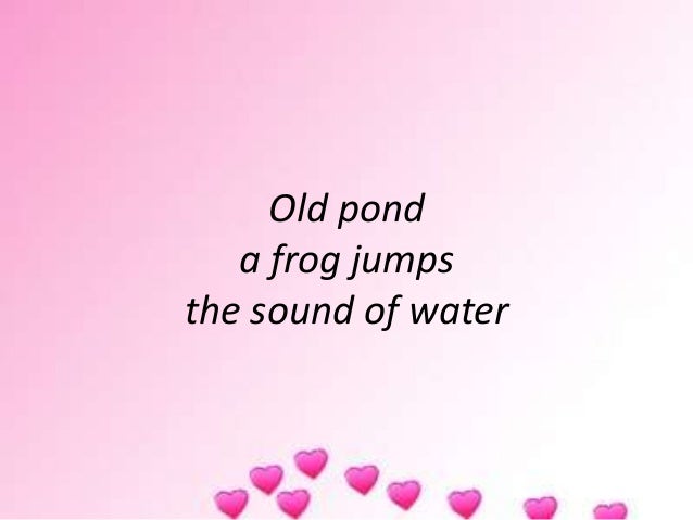 Matsuo Basho (Haiku)