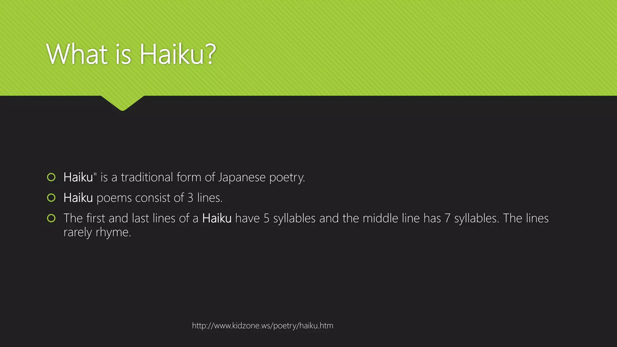 Haiku | PPTX