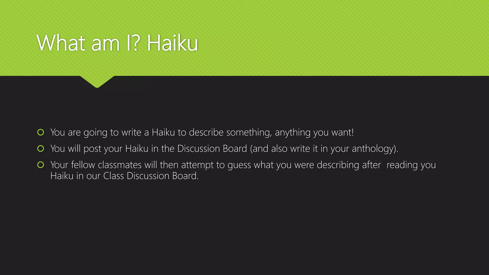 Haiku | PPTX