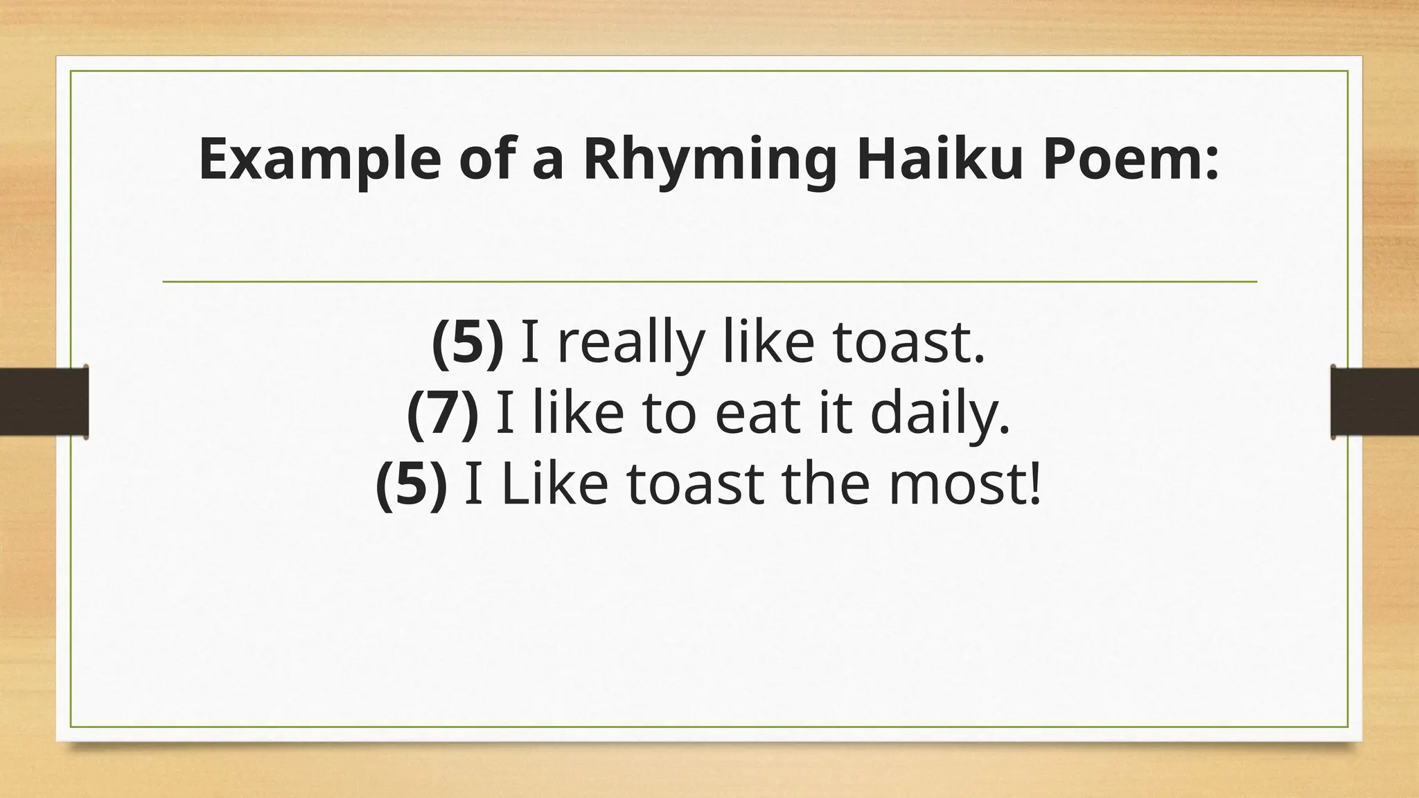 HAIKU a five seven five syllables .pptx