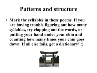 Haiku Poetry | PPT | Poetry | Books and Literature