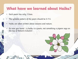 Haiku Examples 5 7 5