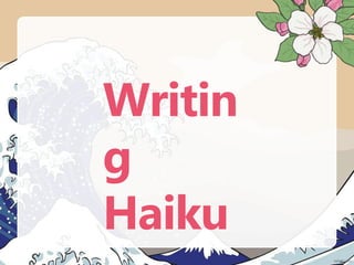 Haiku-Teaching-Powerpoint grade 7 .pptx | Poetry | Books and Literature