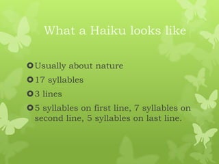 Haiku and you! | PPTX | Poetry | Books and Literature