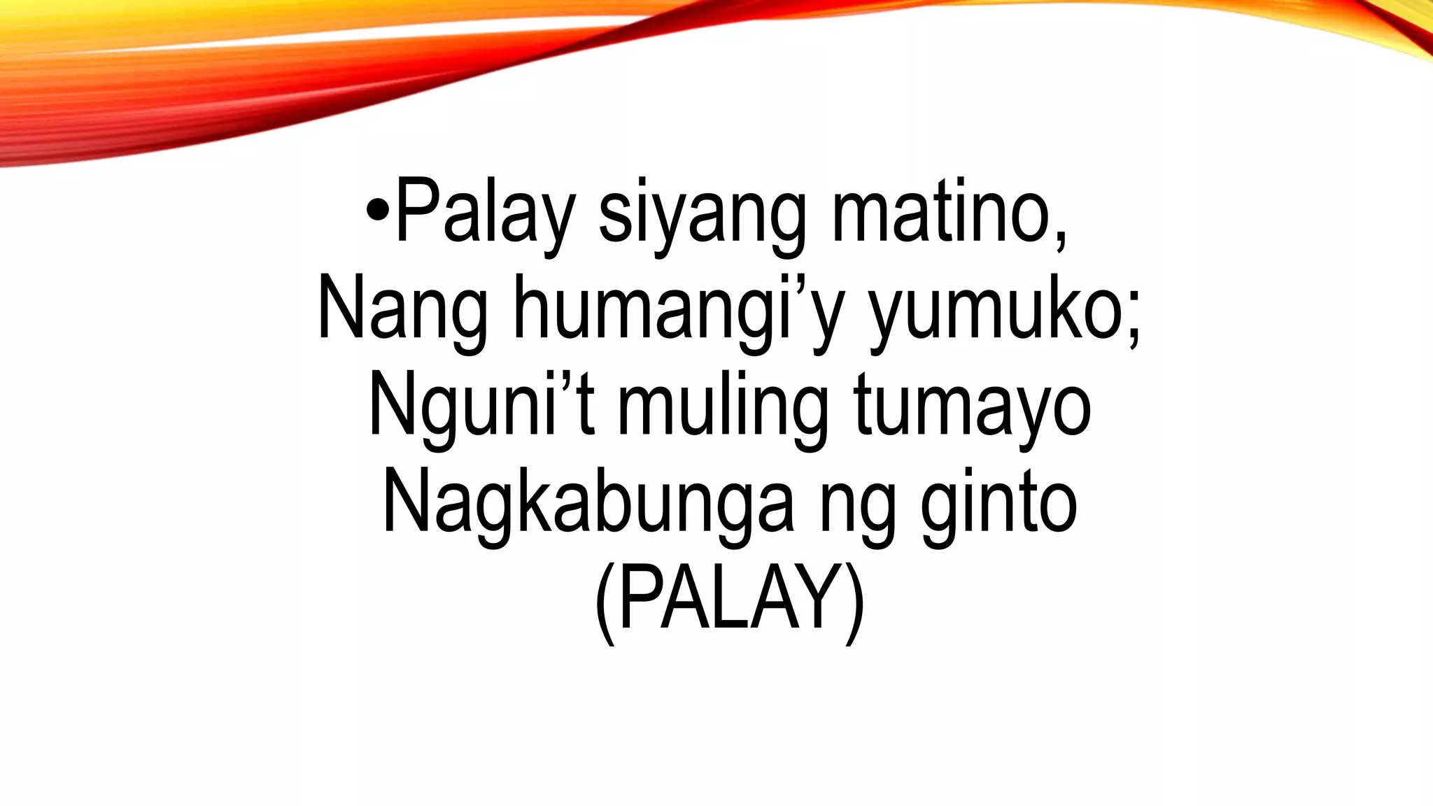 SENRYU,HAIKU AT TANAGA | PPTX