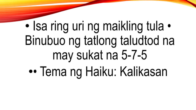 SENRYU,HAIKU AT TANAGA | PPTX