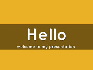 Haiku deck assignment for Technology Training | PPTX