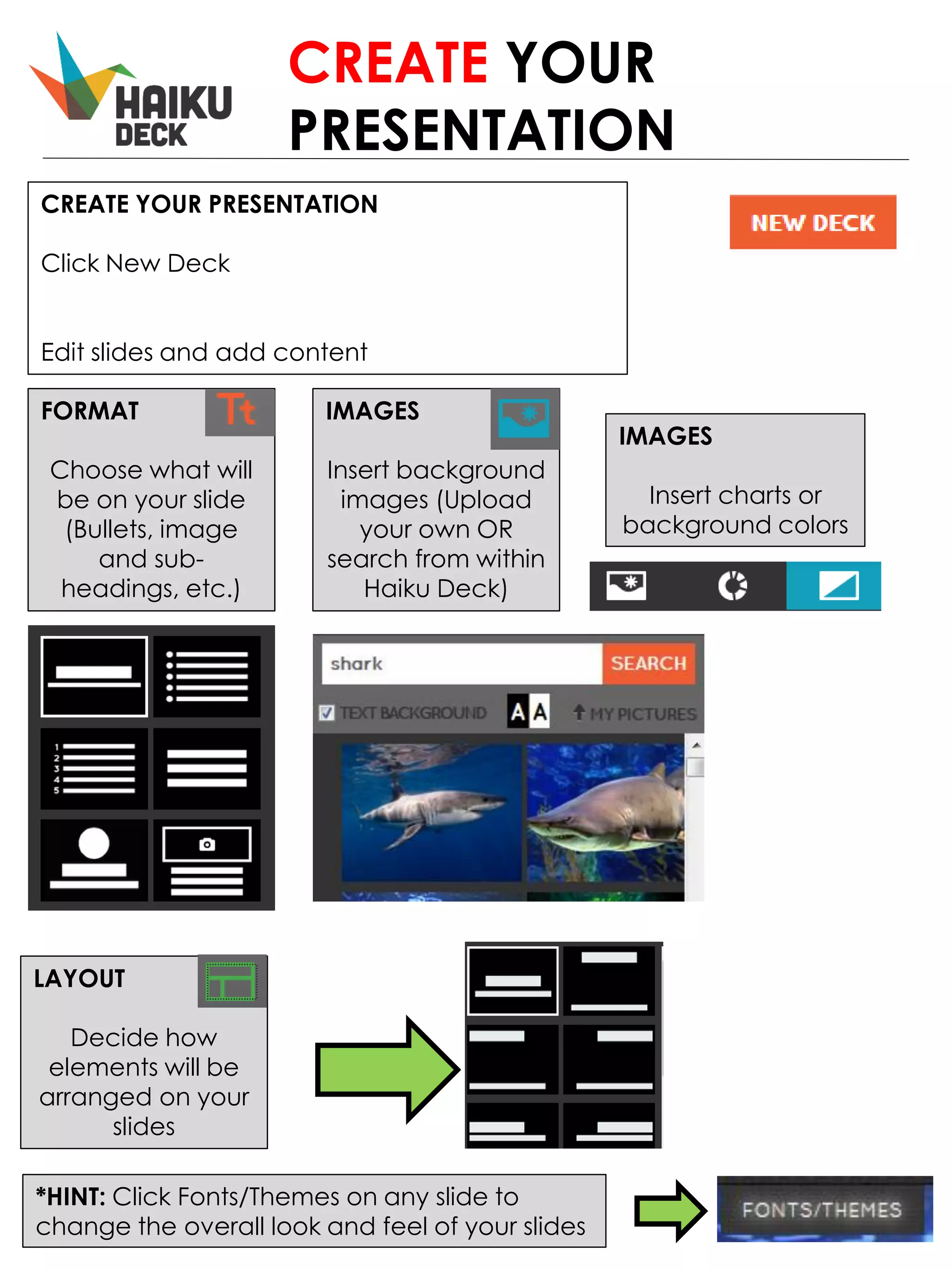Haiku Deck Reference Guide | PDF