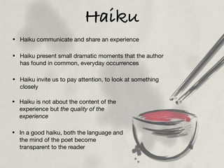 Haiku | PDF