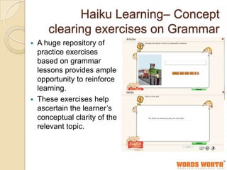 Curricula based English language learning resource for learning centers ...