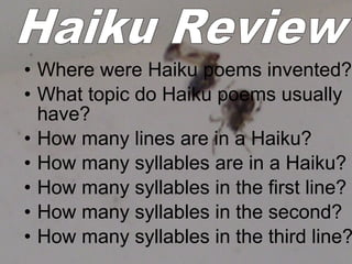 Haiku Practice | PPT